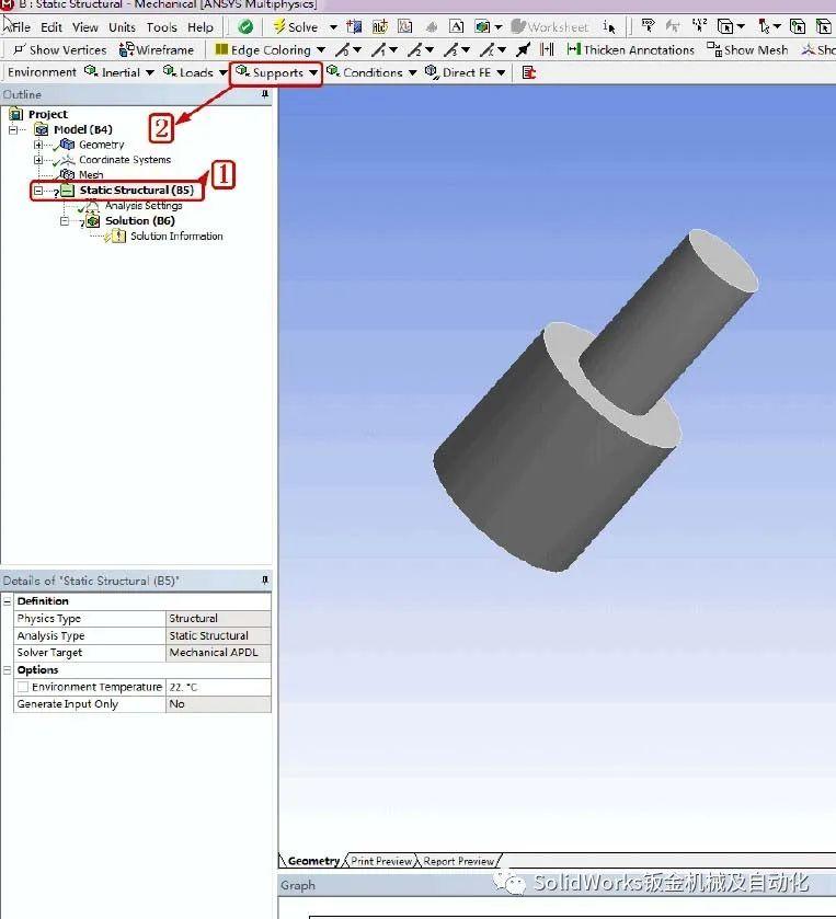 solidworks怎么使用workbench进行静力分析? - 知乎