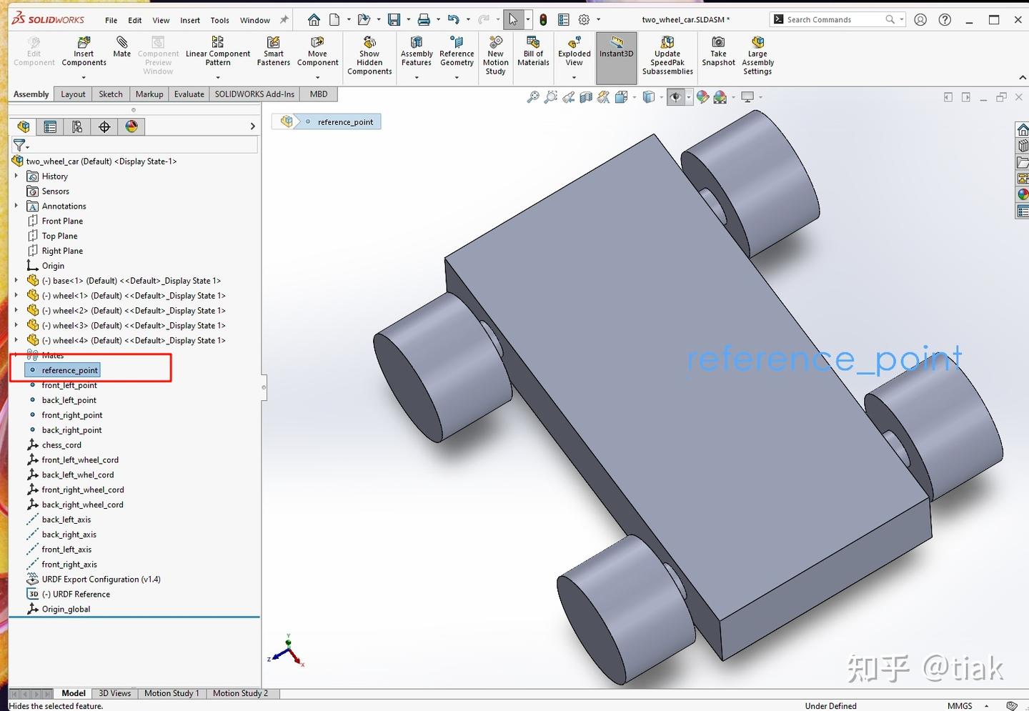 SolidWorks 生成 URDF, 在 Rviz2 中预览并导入Gazebo - 知乎