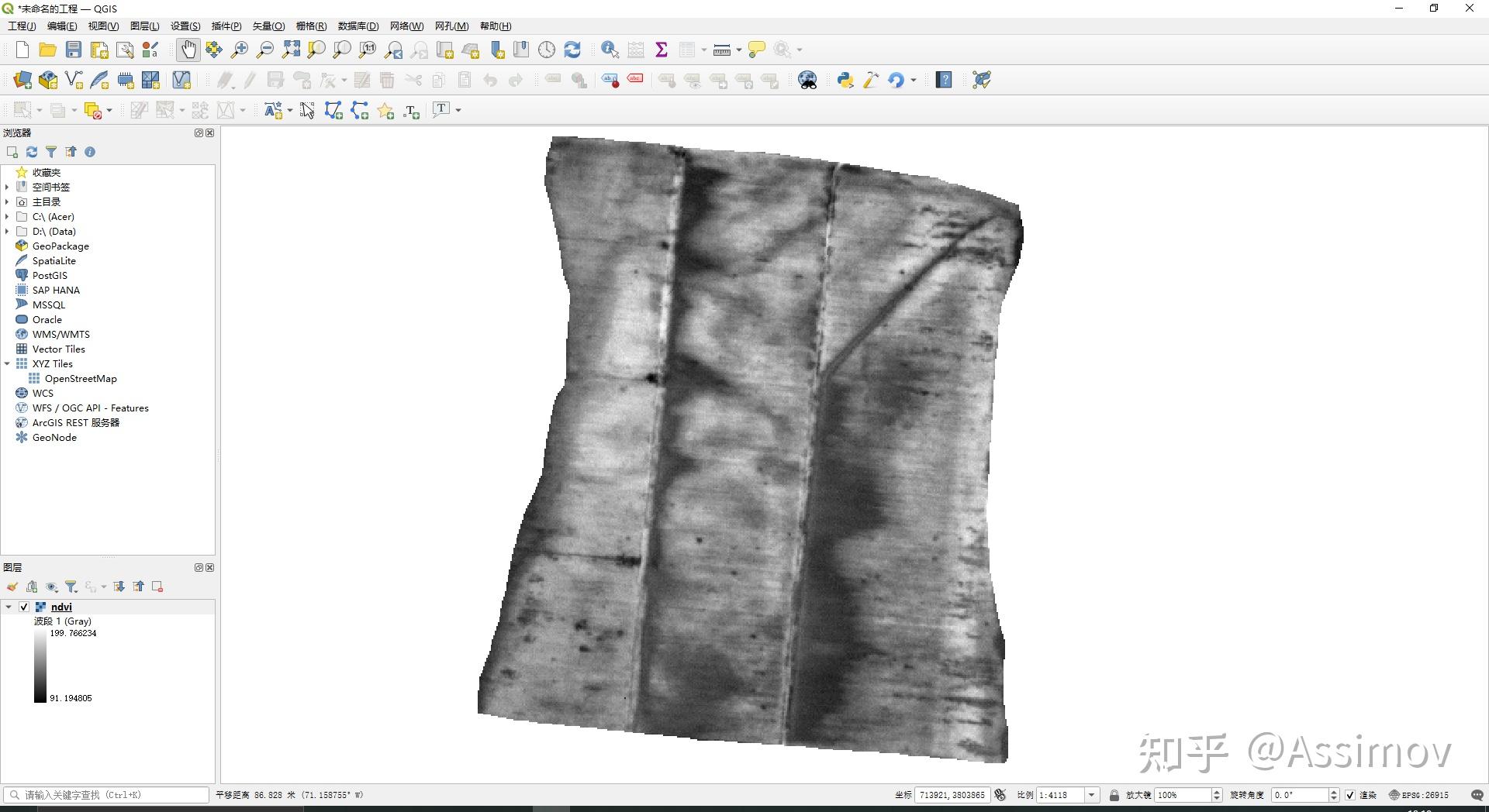 python+gdal提取ndvi（归一化植被指数） - 知乎