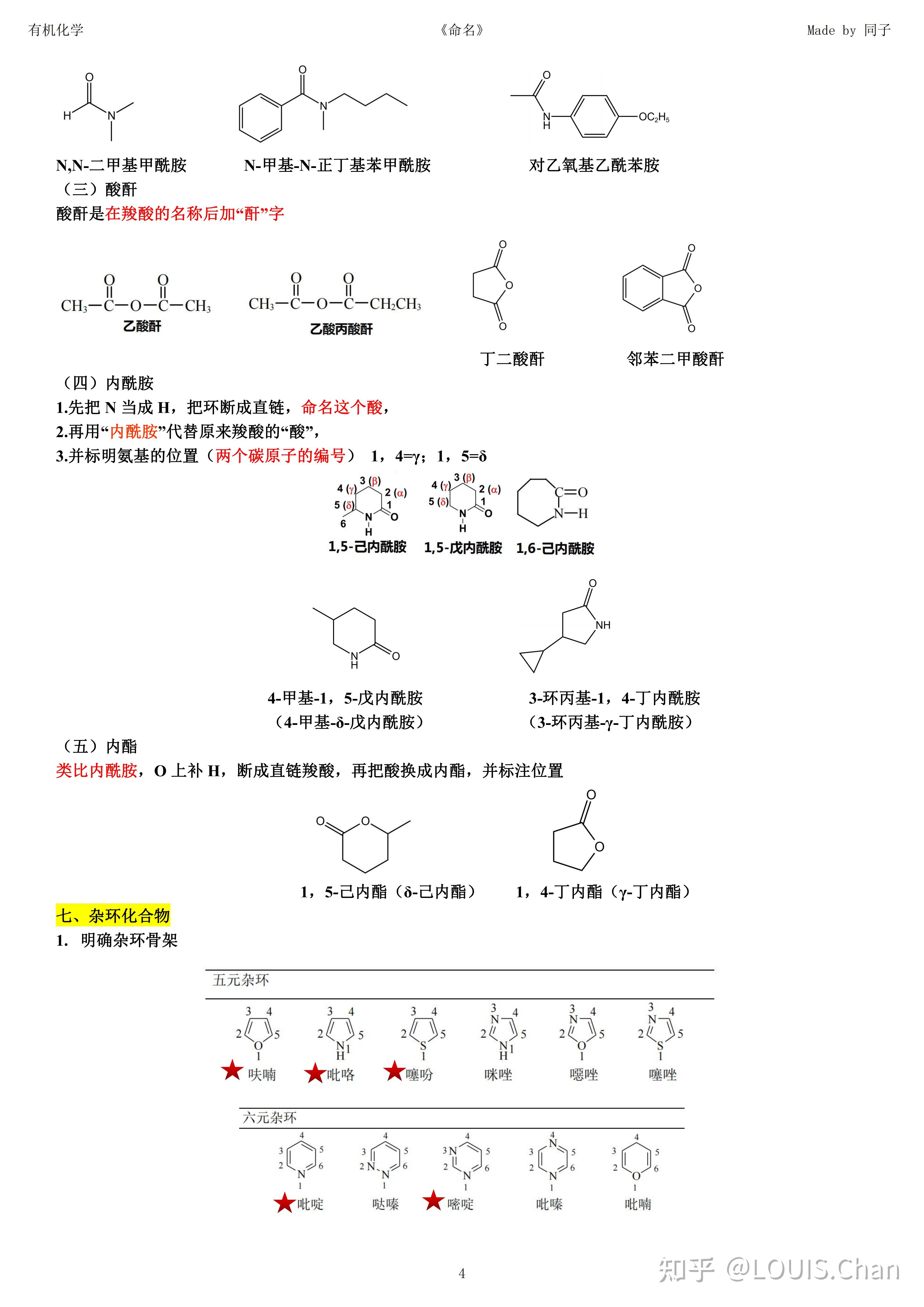 (zzu)医学生的——《有机化学》化合物的命名 知乎