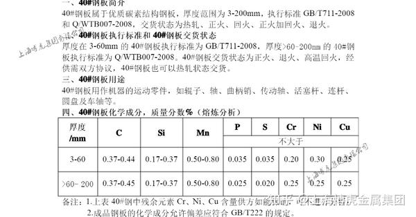 40Cr钢的基本情况及成分 - 知乎
