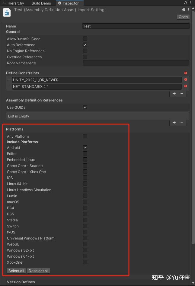 Unity | Assembly Definition 详解 - 知乎
