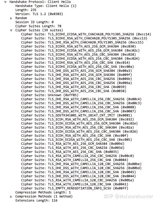 TLS指纹识别与JA3和JA3S - 知乎