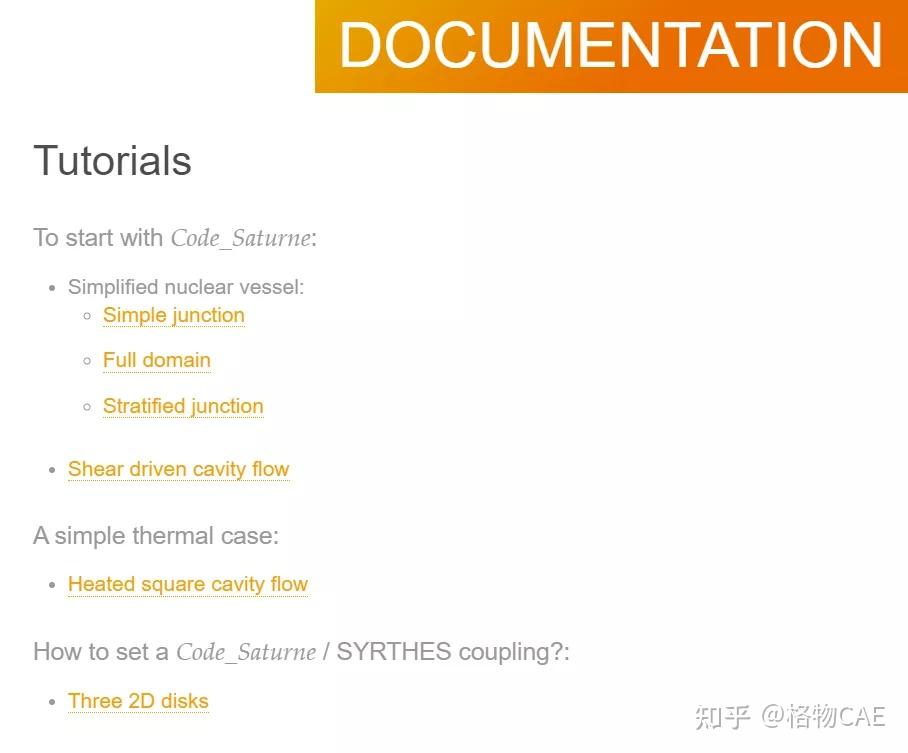 【免费资源】通用计算流体力学开源软件code_saturne自学资料汇总 - 知乎
