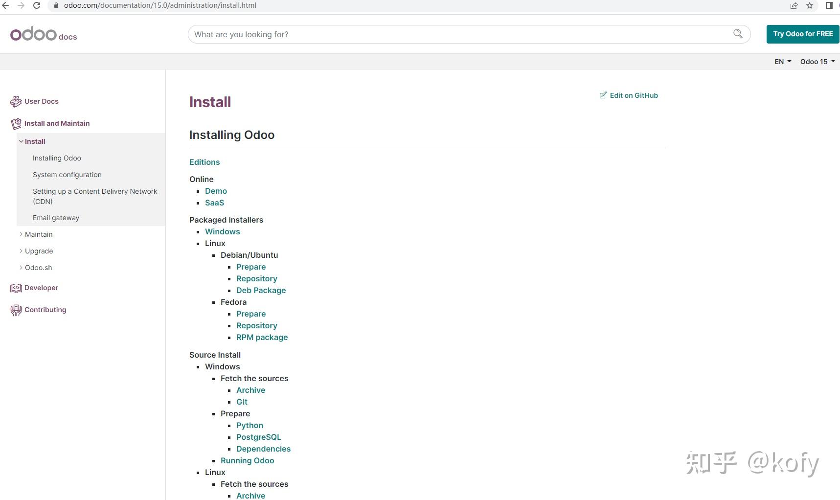 关于odoo的搭建过程 - 知乎