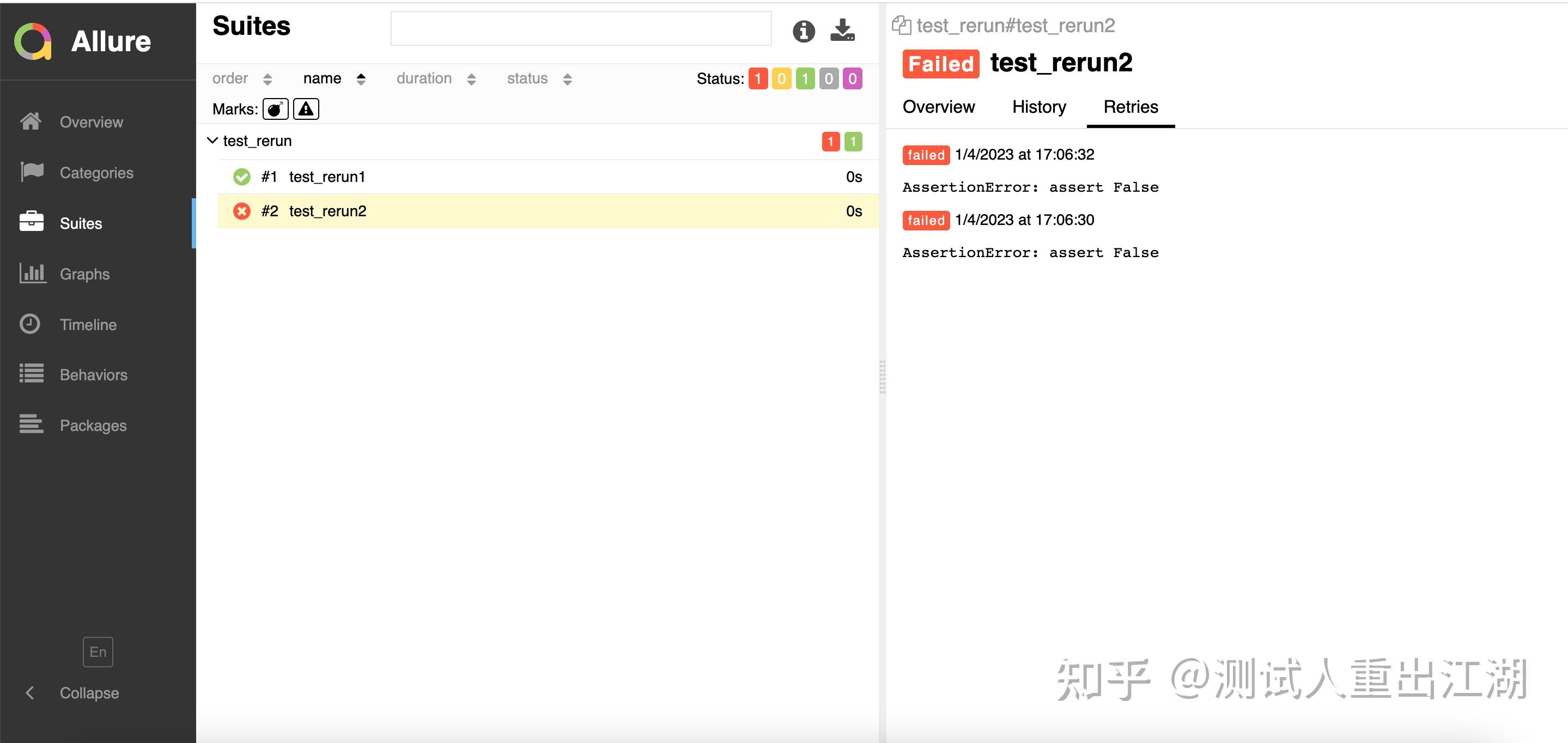 软件测试/测试开发丨Allure2报告中添加用例支持tags标签、失败重试功能 - 知乎