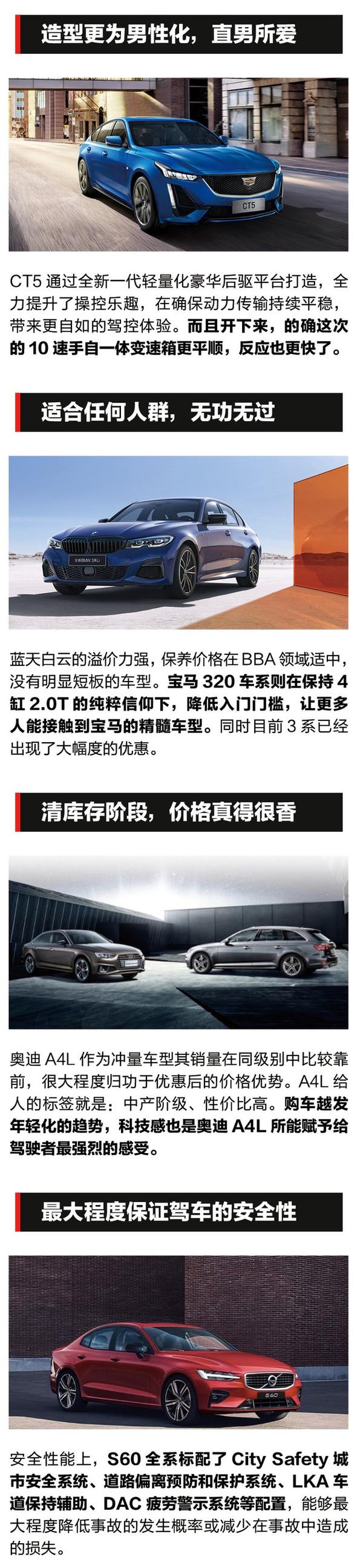落地30万,都说3系好！CT5/A4L/S60怎么了,要运动CT5是认真的 - 知乎