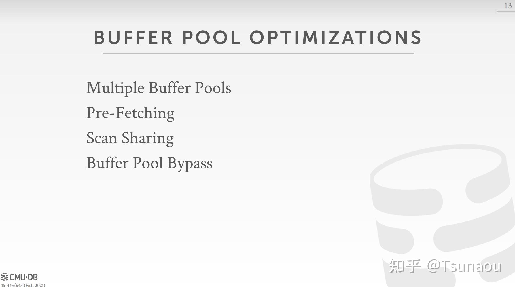 CMU-15-445 Intro to Database Systems 学习笔记 - 知乎
