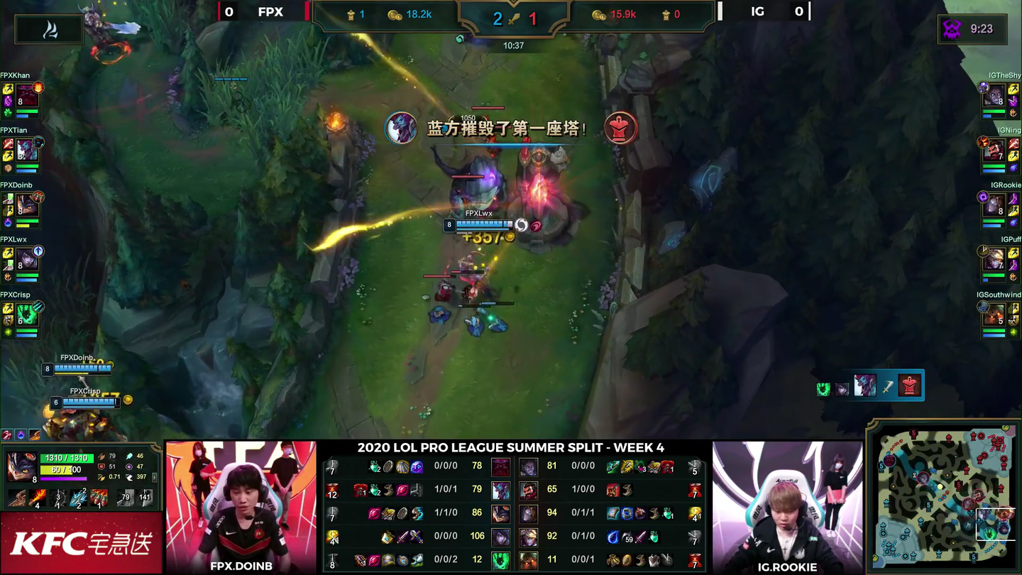 世界冠军之战！深度复盘IG让一追二战胜FPX的原因 - 知乎