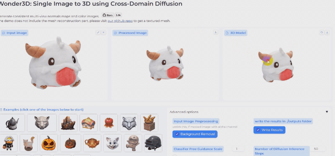 如何使用Wonder3D将图片如何转三维模型 - 知乎