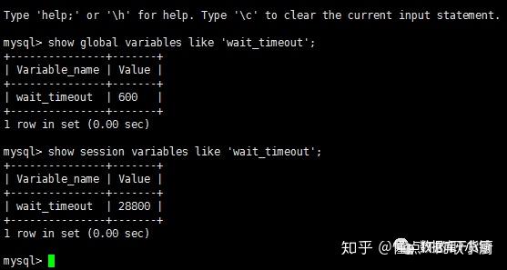 那些年踩过的MySQL wait_timeout参数的坑 - 知乎