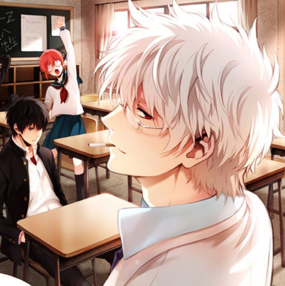 动漫头像：银魂头像之坂田银时，看好它 - 知乎