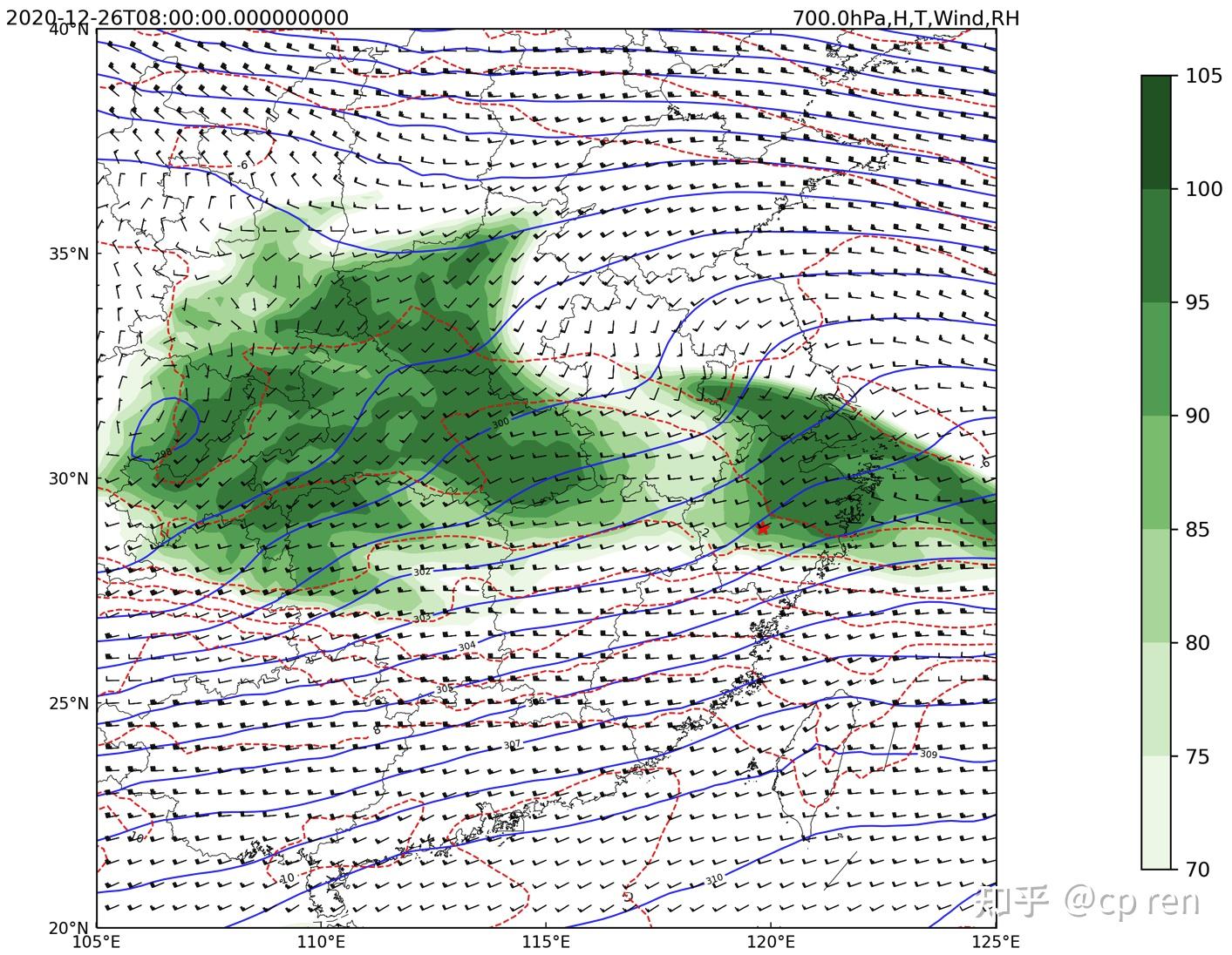 用python画天气图 - 知乎