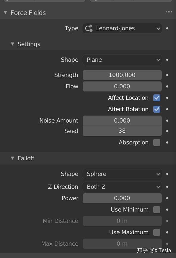 【Blender】物理模拟之13种力场 Force Field + 粒子系统 【基础入门】 - 知乎