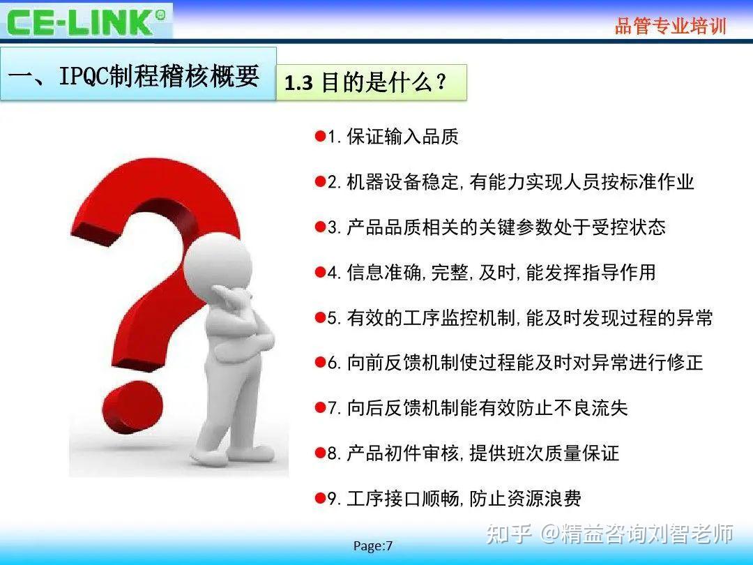 IPQC-稽核技巧 - 知乎