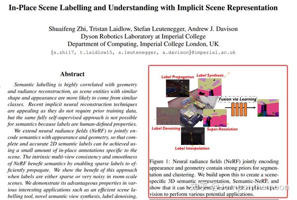 Semantic-Nerf语义分割+三维重建解读（一） - 知乎