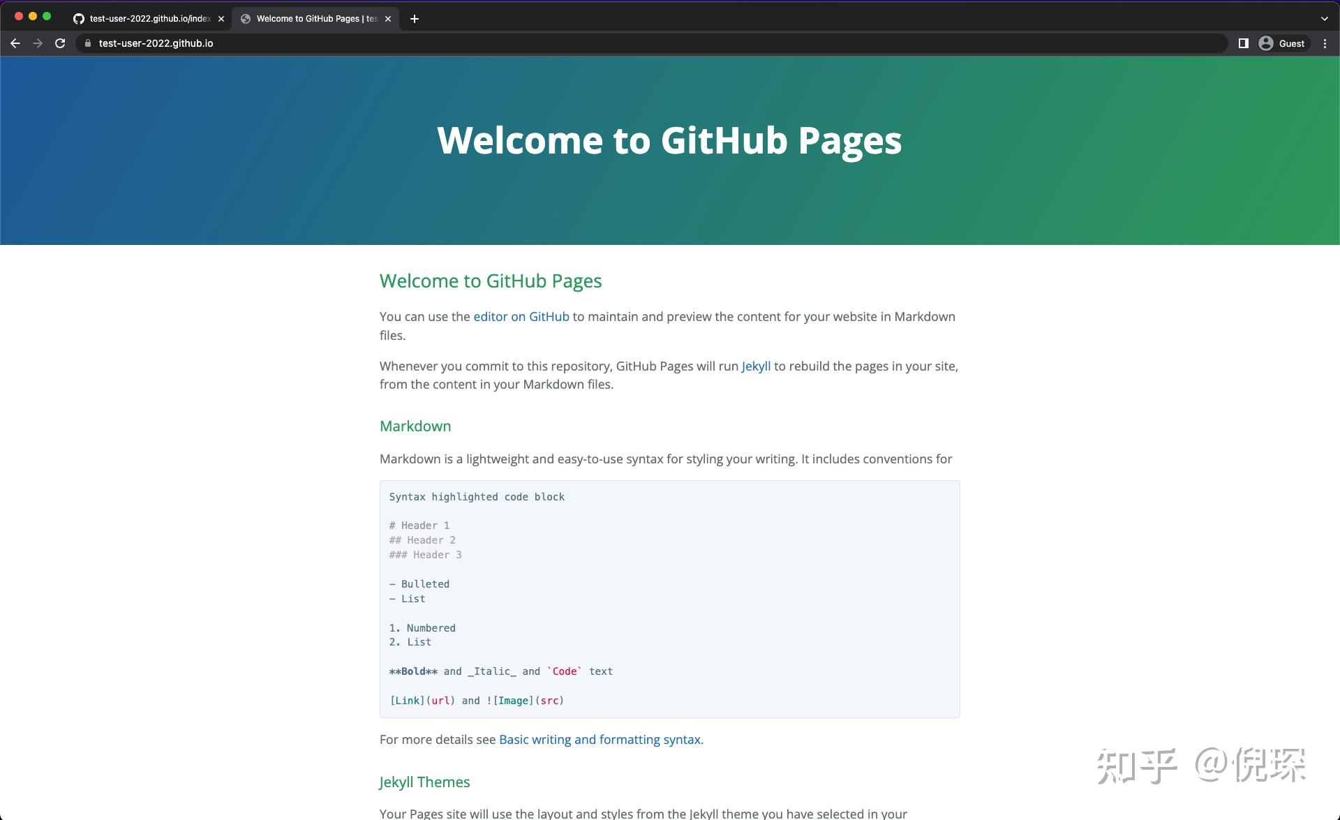 利用 GitHub 快速搭建一个免费个人网站 | 2022（无需编程） - 知乎