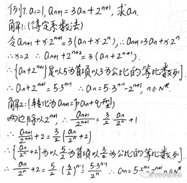 数列通项公式的求法（一） - 知乎