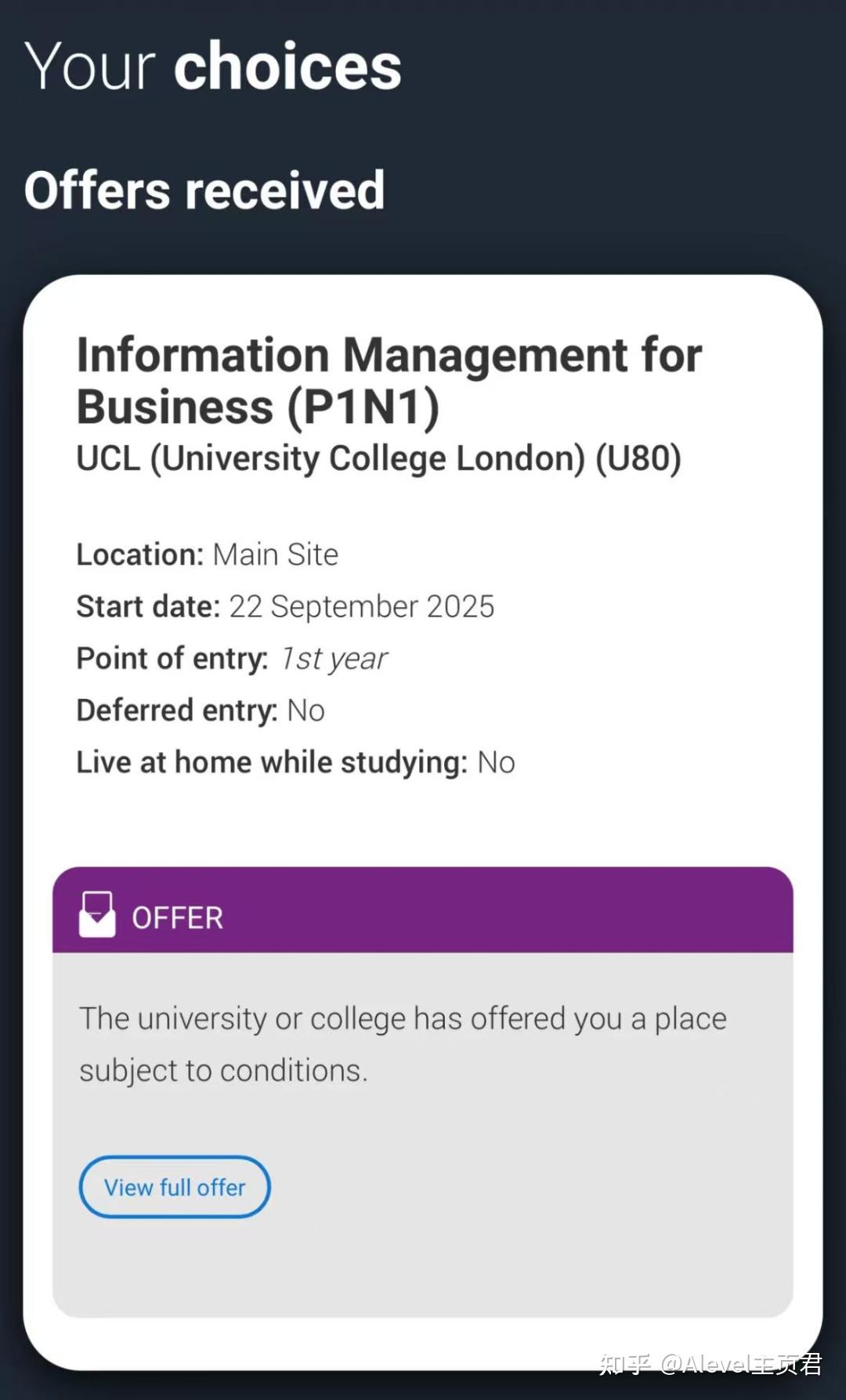 25fall 第一封UCL offer终于来了！两大专业来袭，热门专业的面试难关如何应对？ - 知乎