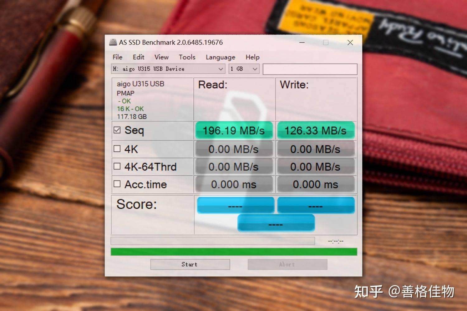 重量仅6.4g，传输速度可达220MB/s，温度38℃，aigo U315高速U盘评测 - 知乎