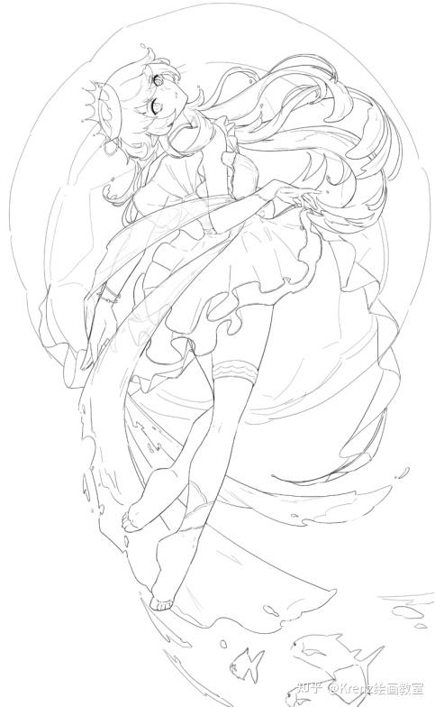 Krenz绘画教室【优秀作业心得】动态与构成-0079 - 知乎