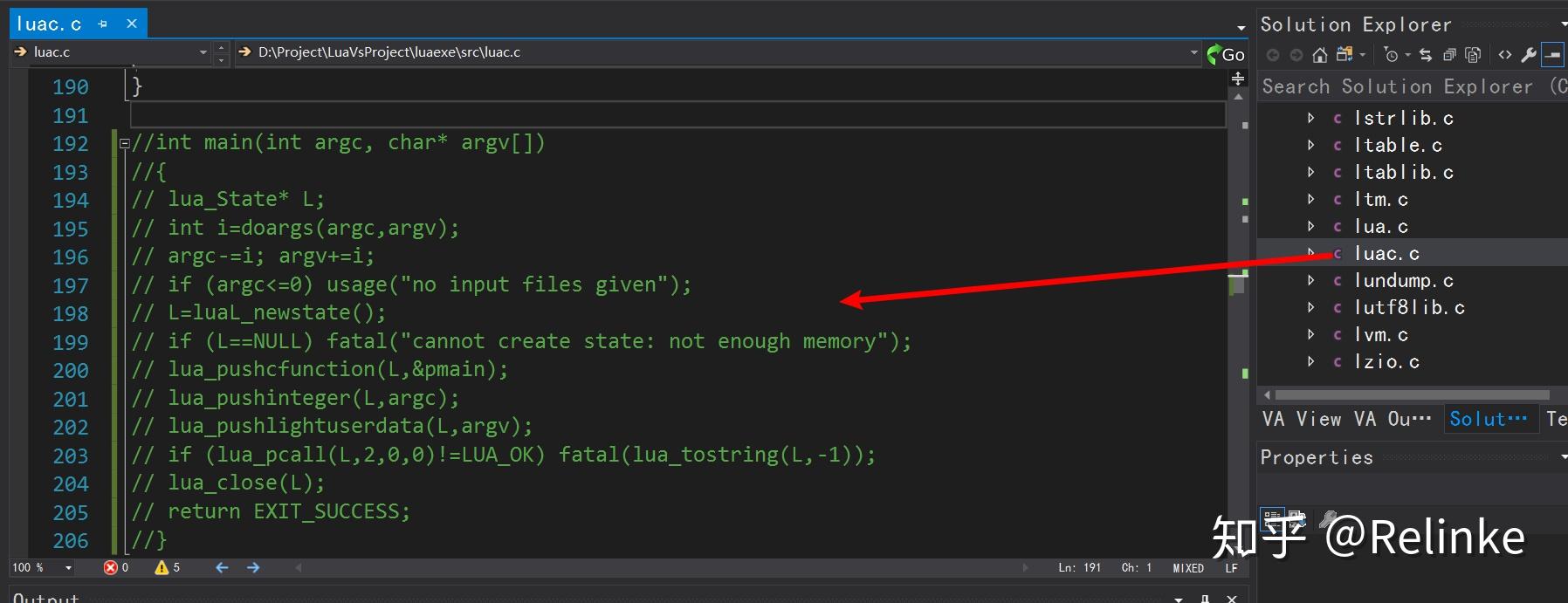 VS2019编译lua源码 - 知乎