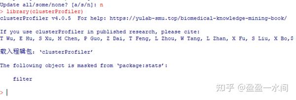 R安装包---clusterProfiler 如何安装及问题 - 知乎