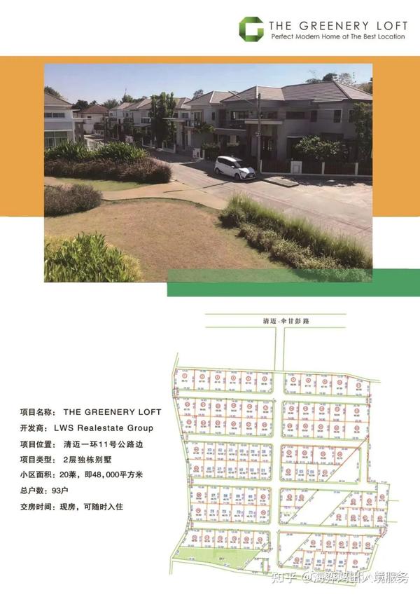 清迈｜THE GREENERY LOFT一环成熟商圈，现房别墅128万起 - 知乎