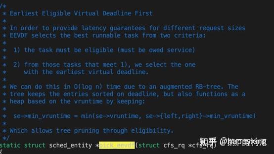 linux EEVDF 最早虚拟截止时间优先调度算法 - 知乎