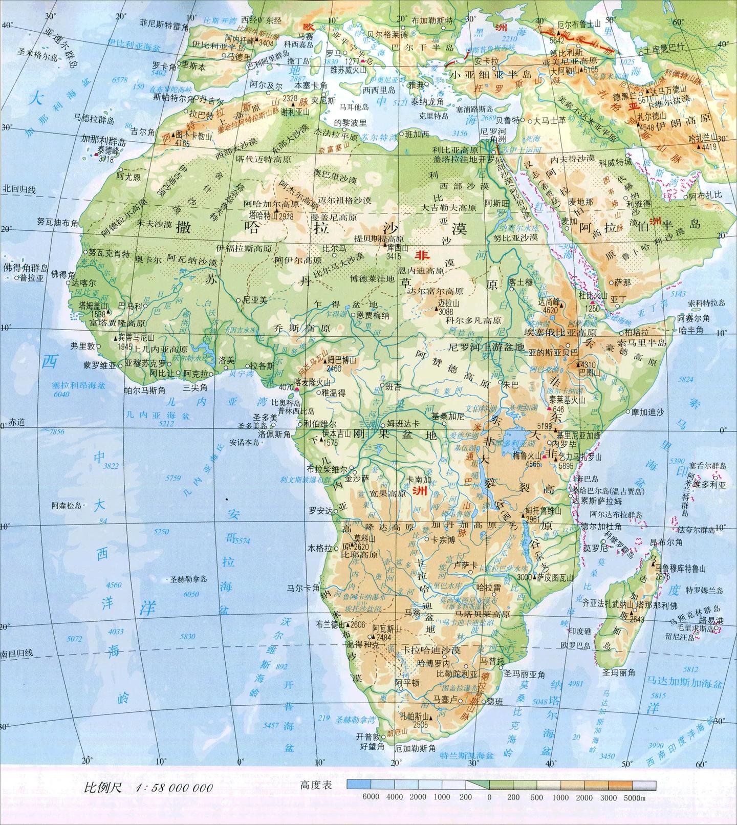 图文解读世界各大洲高清地形图（可收藏） - 知乎