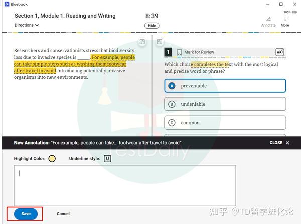 SAT机考的Bluebook怎么操作使用？使用流程功能全测评！2023年8月机考SAT考前必看！ - 知乎
