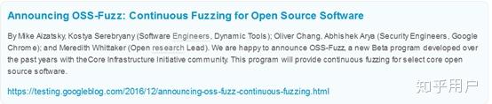 Fuzzing技术总结（Brief Surveys on Fuzz Testing） - 知乎