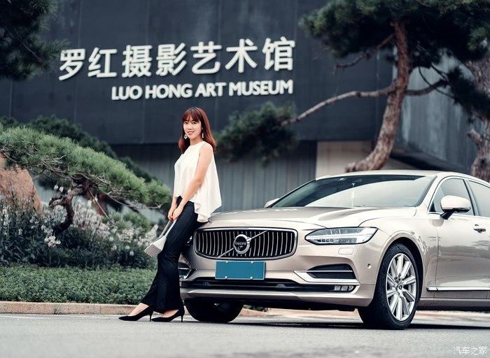 车长超5米，气质美女与优雅绅士沃尔沃S90开启都市逃离计划。 - 知乎