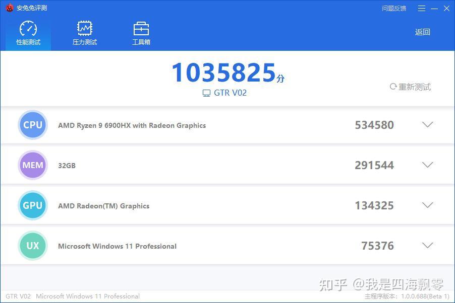 零刻GTR6全网深度体验评测：6900HX+Radeon 680M性能到底怎么样？ - 知乎