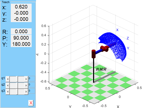 三自由度机械臂运动学分析+仿真 - 知乎