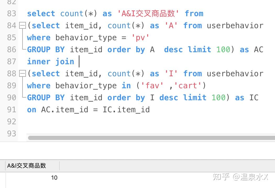 SQL:项目实战 - 知乎