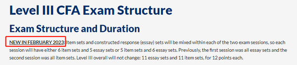 曝光：23年CFA三个级别各科目占比更新！ - 知乎