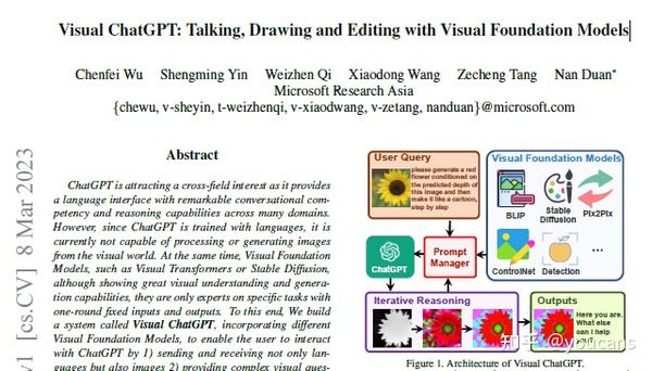 【ChatGPT 视觉模型】Visual ChatGPT 深度解析与安装使用 - 知乎
