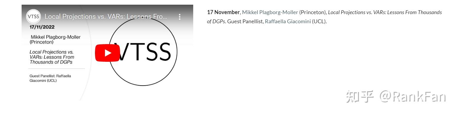 Local Projections vs. VARs - 知乎