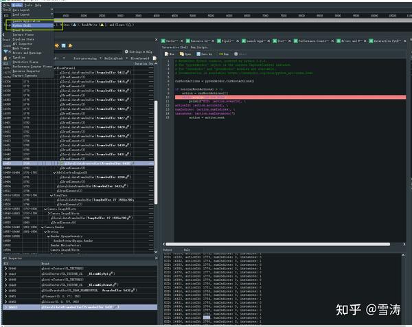 Renderdoc Python,android 调试drawcall 耗时 统计 Unity Mesh 名字思路 知乎