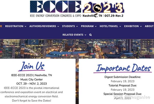 IEEE ECCE 2023 持续征稿中！截止日期已延至3月3日~ - 知乎