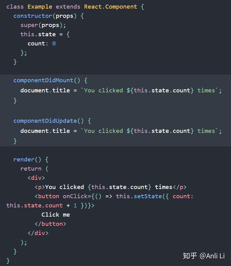 [译]React Hooks官方文档翻译之四——Effect Hook - 知乎