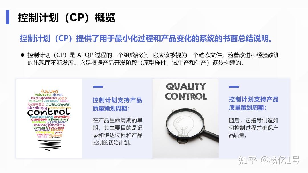 新版APQP第三版&CP控制计划第一版 最新的变化点汇总！ - 知乎
