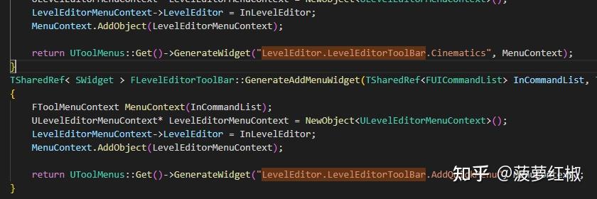 Unreal 5 python 在ToolBar添加按钮 - 知乎