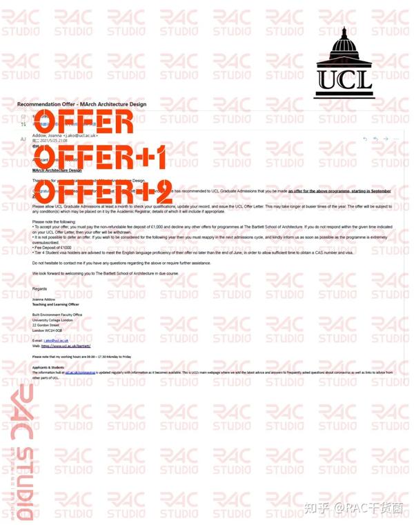 2021经验谈【63】| 佛系DDL卡点选手的UCL建筑申请之路 - 知乎