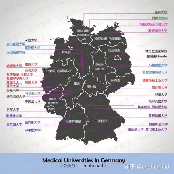 德国医学院全览图 - 知乎