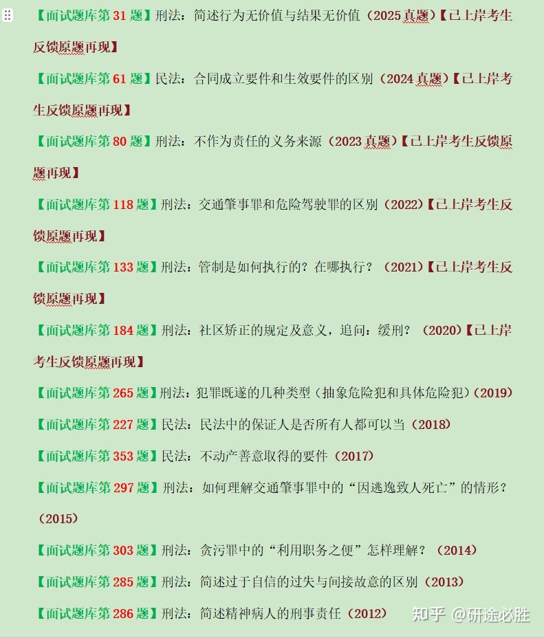 211：南京师范大学法硕复试真题1382题/法律硕士复试真题反馈 - 知乎
