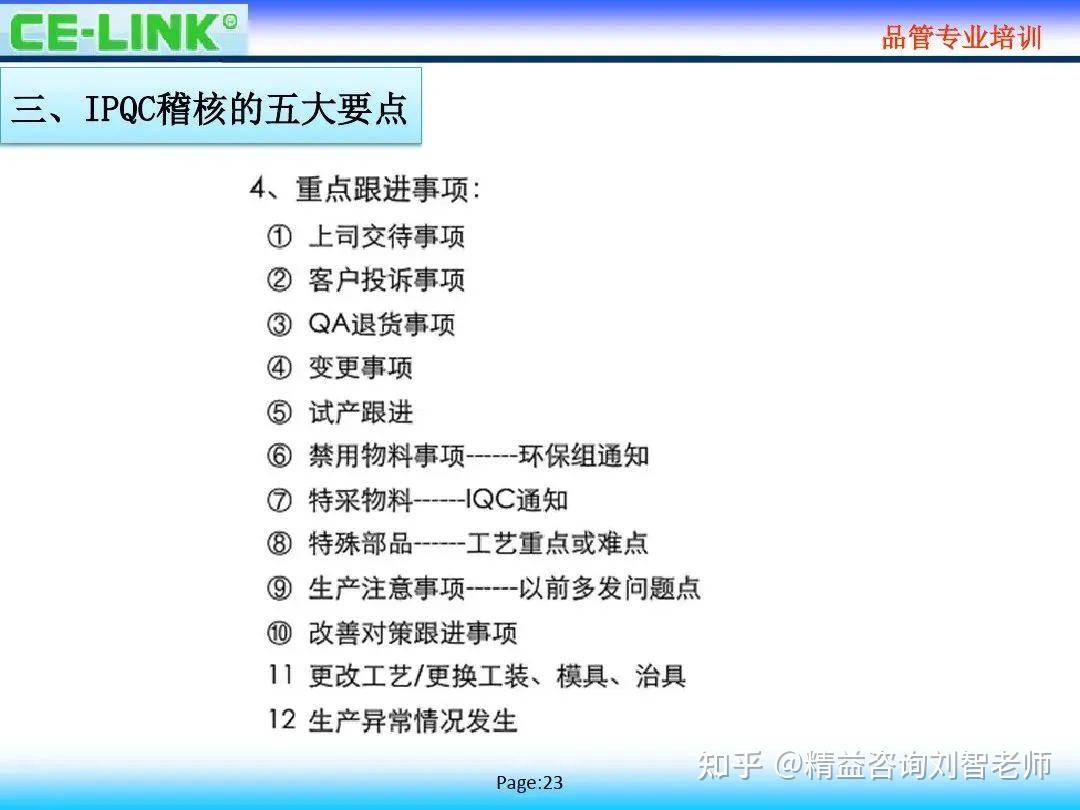 IPQC-稽核技巧 - 知乎