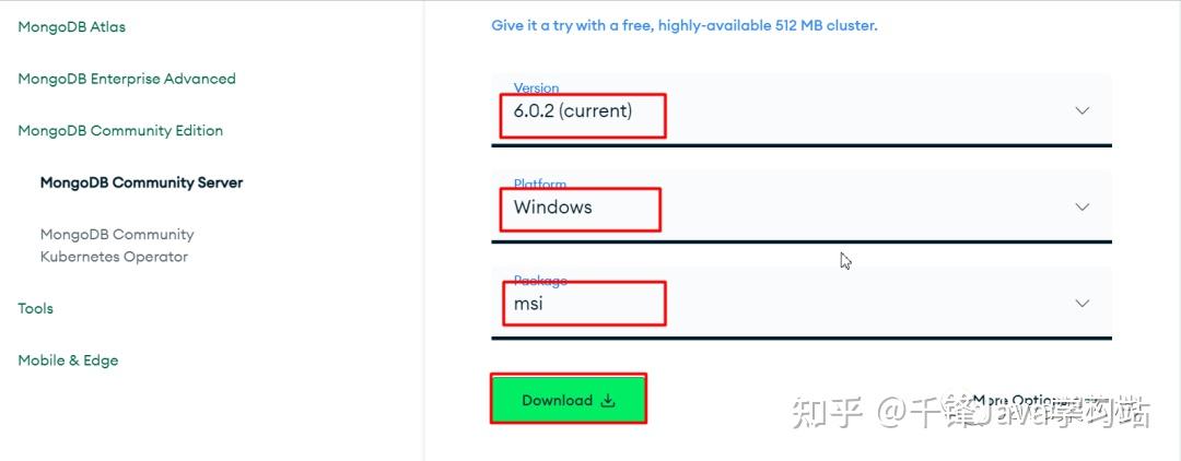 经典数据库 Mongodb安装配置图文教程，超详细！ 知乎