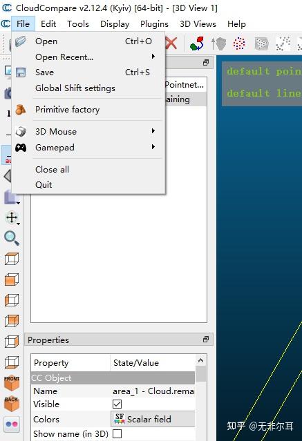 Cloudcompare 给点云标注的方法 - 知乎